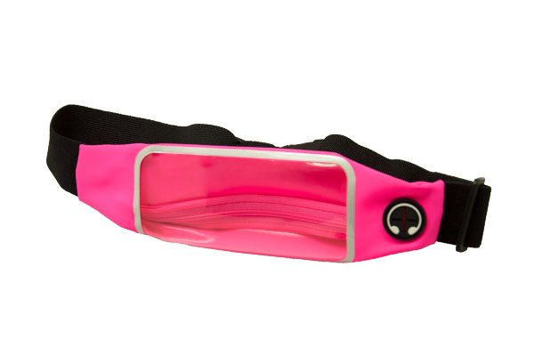 Torbica oko pojasa za trčanje iPhone (4.7"-5.2" roza)