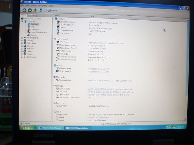 Compaq Evo ispravan