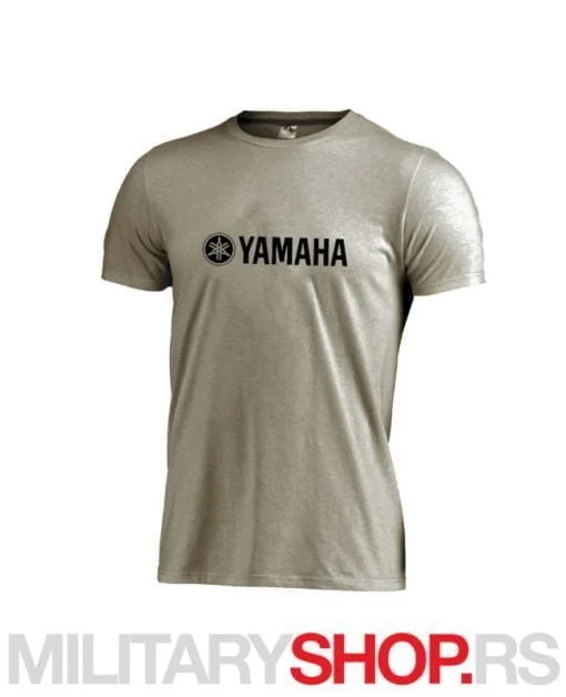 Siva majica od pamuka sa logom YAMAHA