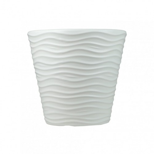Plastična saksija WAVE BELA 29X28cm