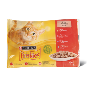 Friskies cat sos 4x85g meso