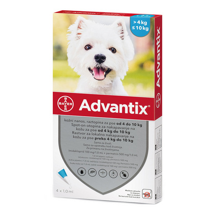 Advantix za pse 4-10kg jedna ampula