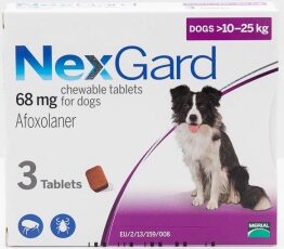 Nex Gard za pse od 10-25kg jedna tableta, dostupno samo na recept veterinara