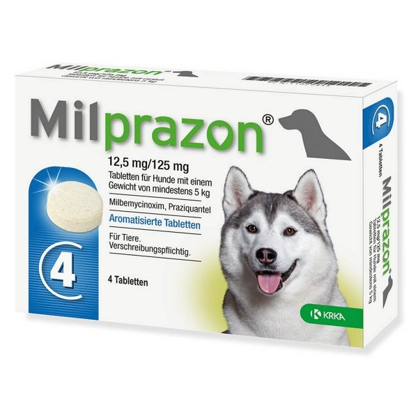 Milprazon za velike pse 12,5mg/125mg jedna tableta, dostupno samo na recept veterinara u shopu