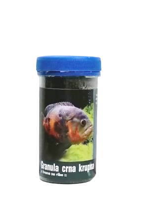 Hrana za ribice Crna granula krupna 120ml