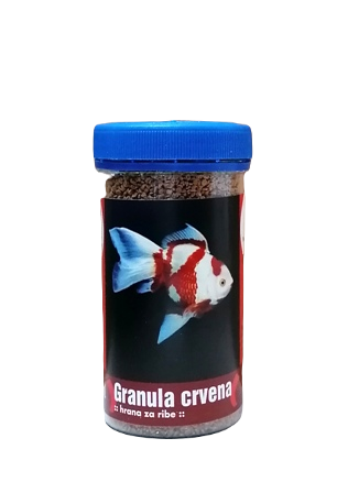 Hrana za ribice Crvena granula 120ml