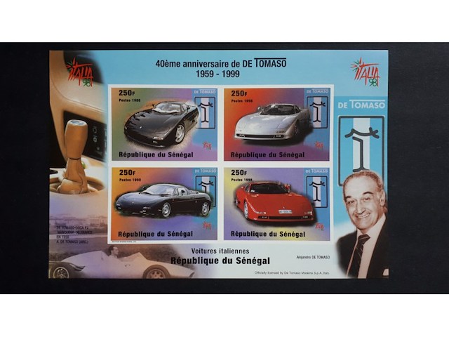 Automobili (Tomaso) - Senegal 1998. (N) ** A322