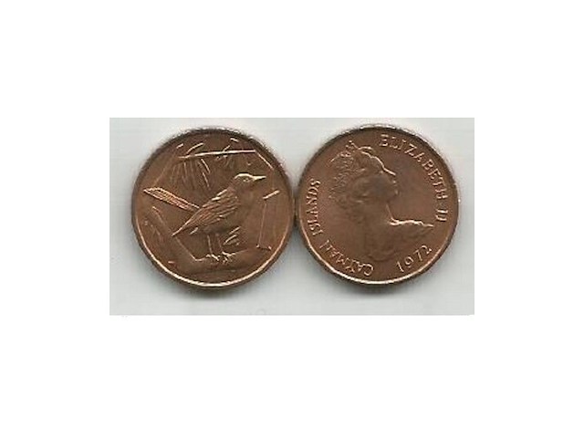 Cayman Islands 1 cent 1972.