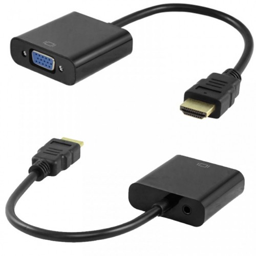 HDMI na VGA adapter + audio adapter kablovski