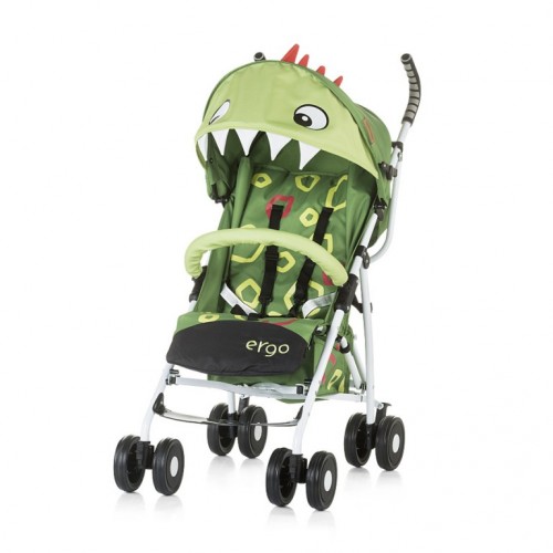 Kišobran kolica za bebe Ergo 6m+ Chipolino Green Dino
