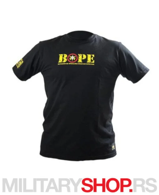 Majica BOPE – Crna – Batalhão de Operações Policiais Especiais