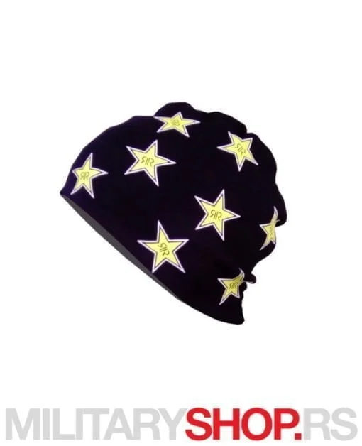 Zimska kapa crne boje STAR logo