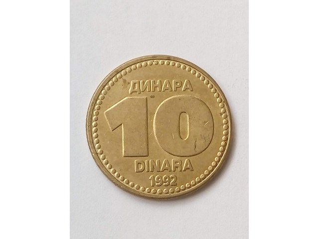 10 Dinara 1992.godine - SRJ -