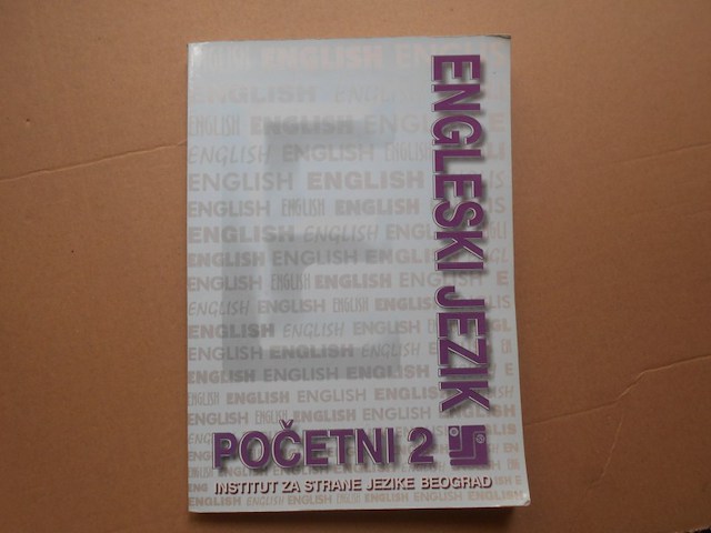 Engleski jezikpočetni tečaj 2,Institut za strane jezike