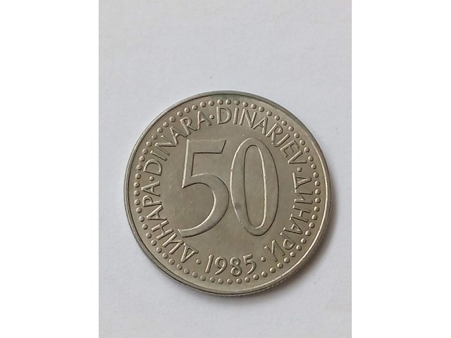 50 Dinara 1985.godine - SFRJ -