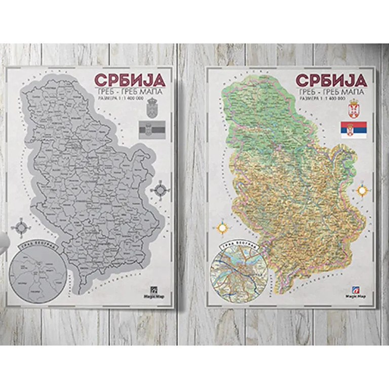 Greb-greb MAPA SRBIJE