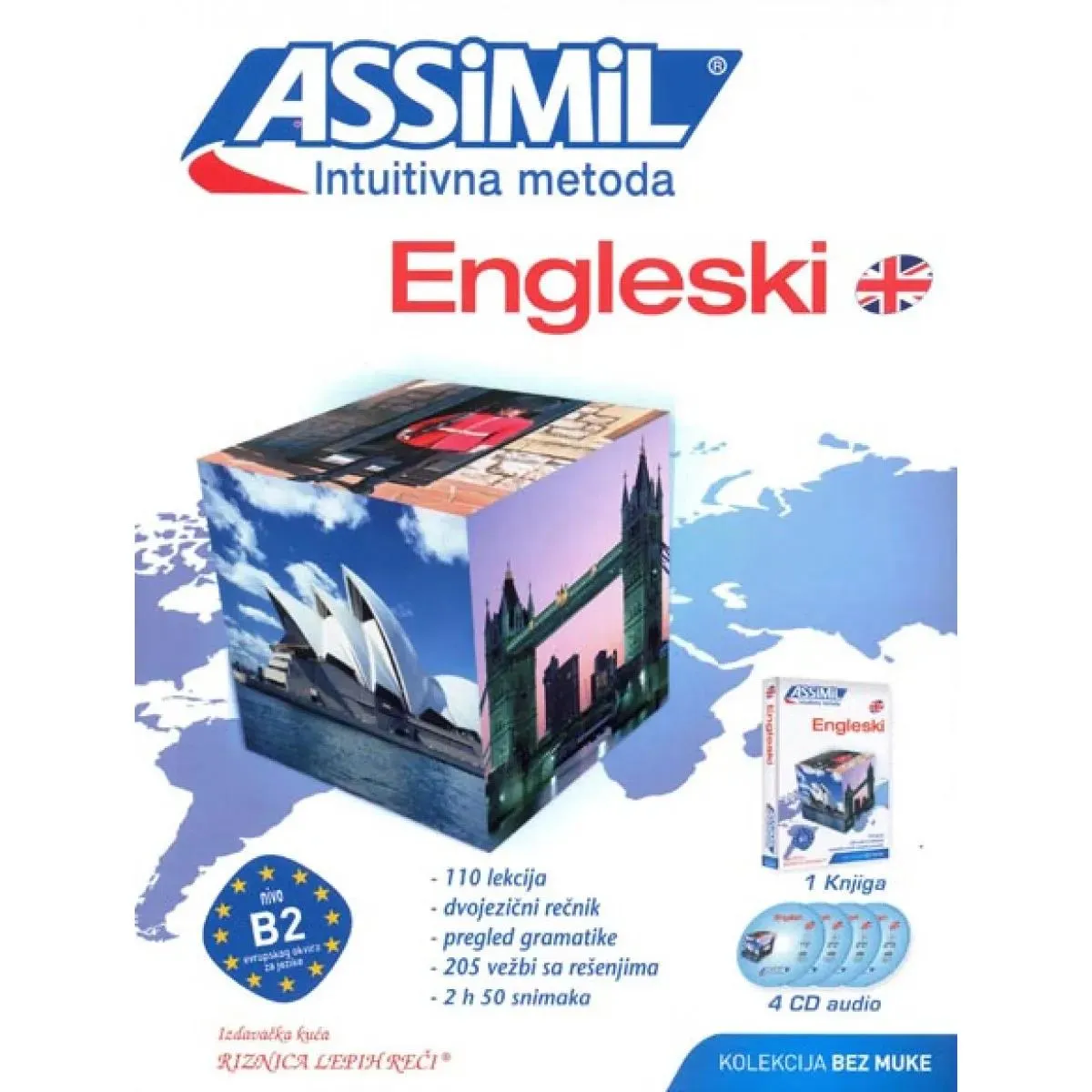 ASSIMIL INTUITIVNA METODA ENGLESKI B2 4 audio cd