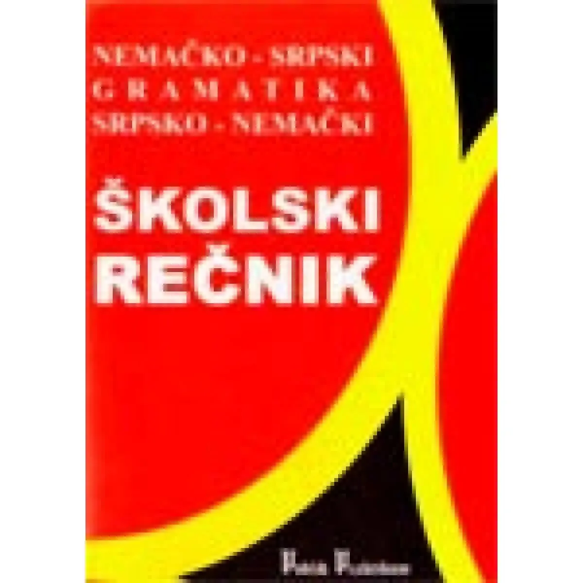 ŠKOLSKI NEMAČKI REČNIK