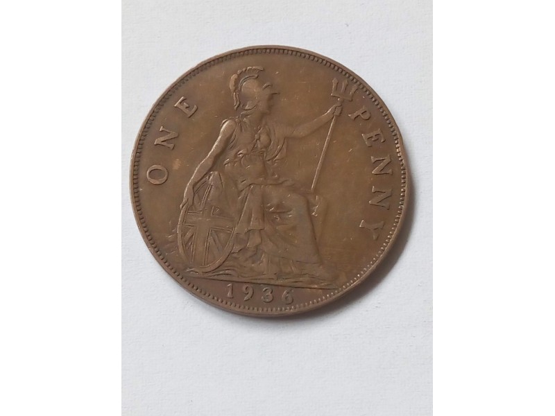 One Penny 1936.godine - Lepa Patina -