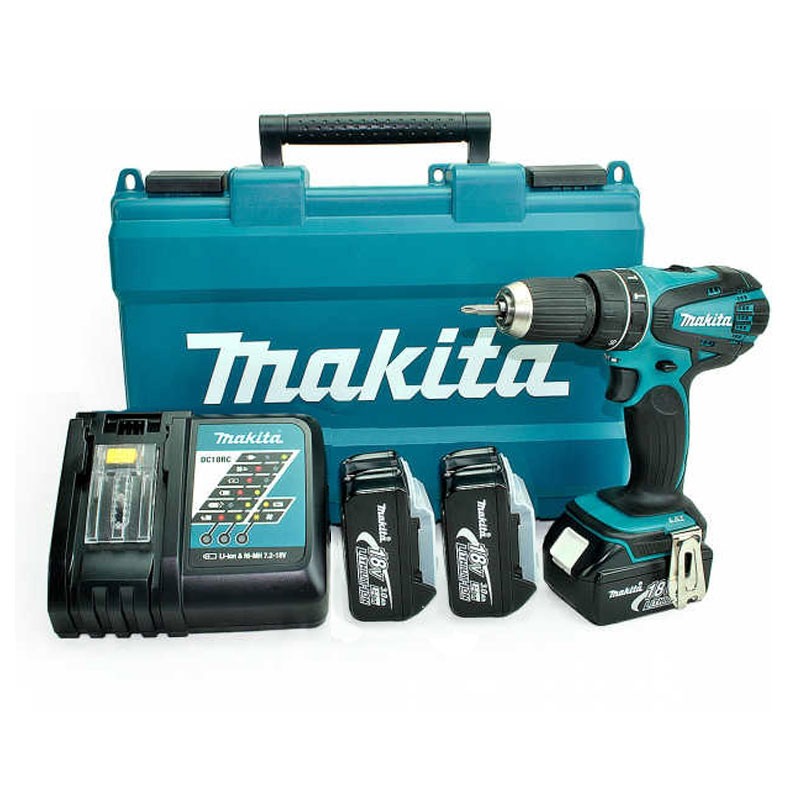 Makita - Akumulatorska vibraciona bušilica DHP456RFE3