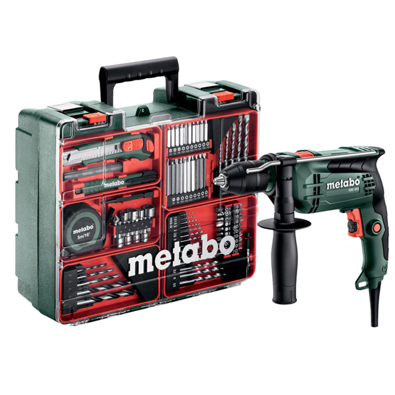 Metabo - Vibraciona bušilica sa priborom SBE 650 Set