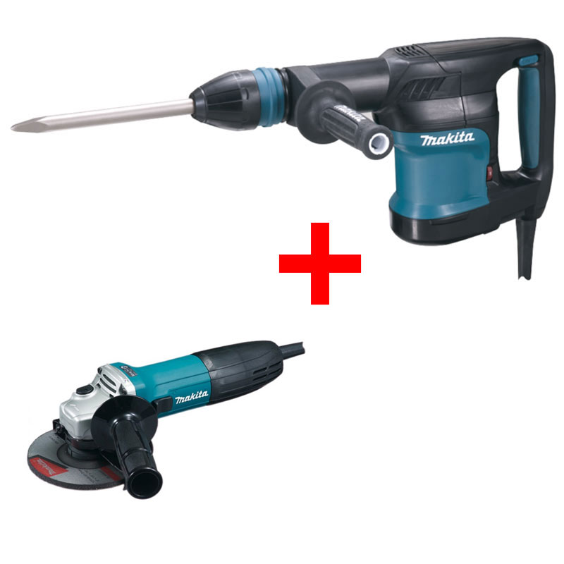 Makita - Štemarica HM0870C + Ugaona brusilica GA5030