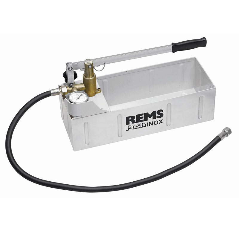 REMS - Ručna pumpa za proveru pritiska sa manometrom REMS Push INOX