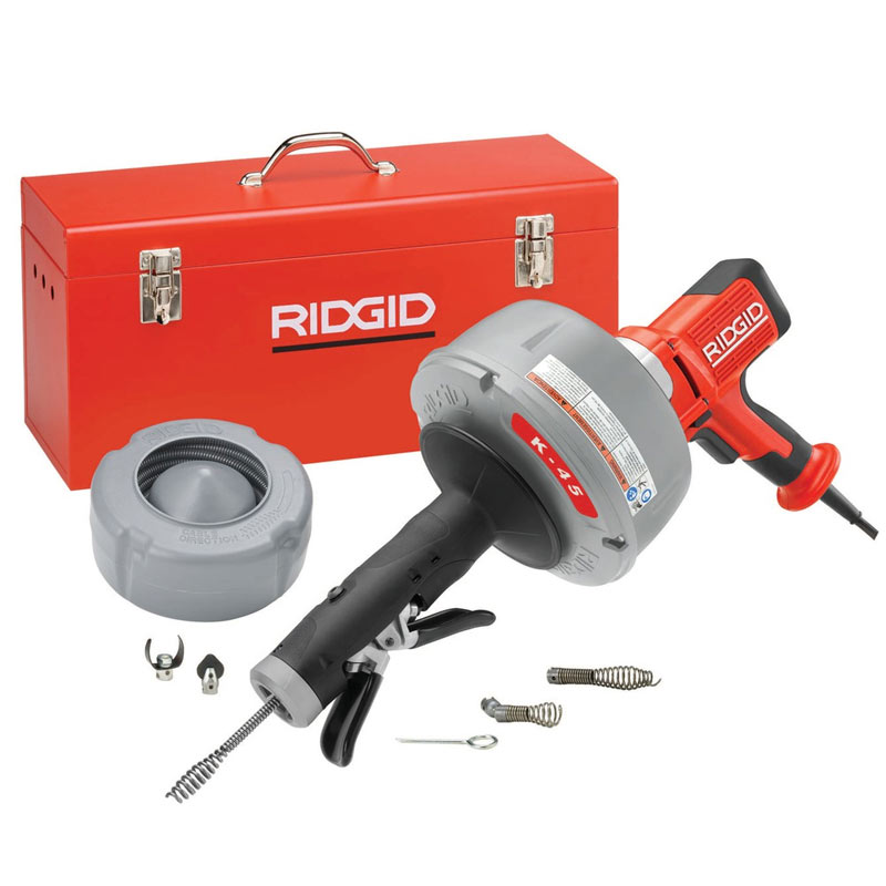 Ridgid - Čistač za cevi K-45 AF 5 sa samo-napredovanjem