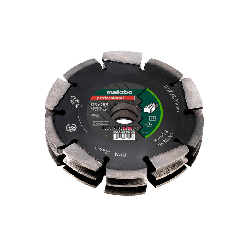 Metabo - Dijamantski (vodoinstalaterski) disk Dia-CD3, 125x28.5x22.23mm, "professional", "UP", universal