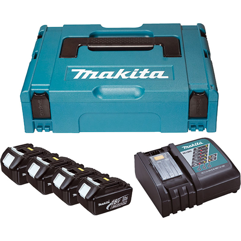 Makita - Power source kit BL1830x4, DC18RC LXT