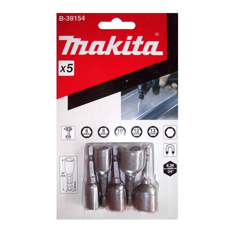 Makita - Set magnetnih nasadnih umetaka B-39154