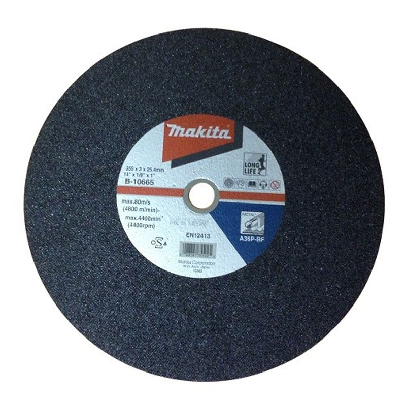 Makita - 5 x Brusni disk 355mm sa presovanim centrom za čelik B-10665-5