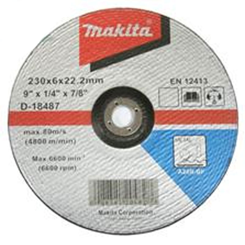 Makita - Brusni disk sa presovanim centrom za čelik 230mm D-18487