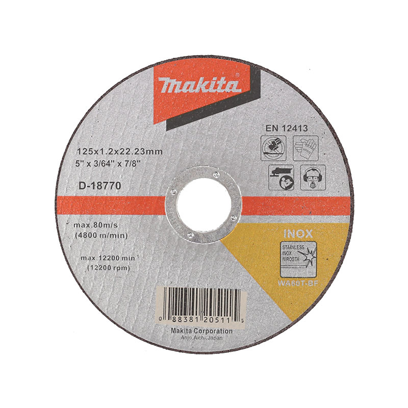 Makita - Disk za sečenje nerđajućih čelika 125x1,2mm D-18770