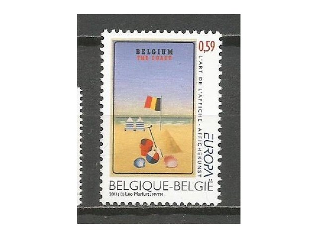 Belgija 2002. EVROPA CEPT cista