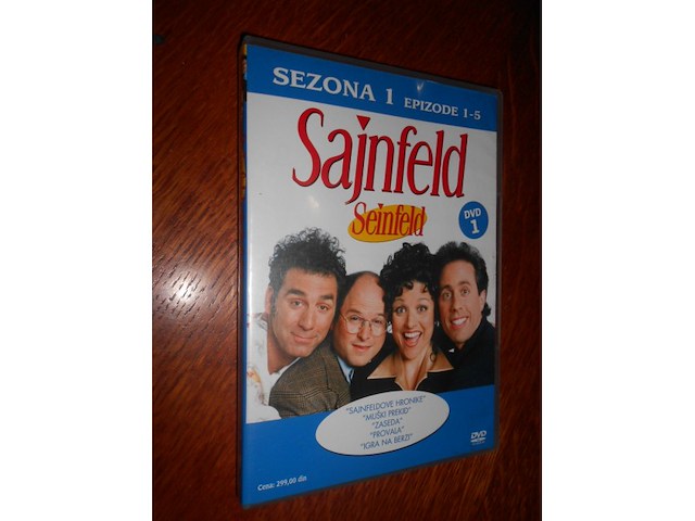 sajnfeld - seinfeld dvd 1  sezona 1 epizode 1-5