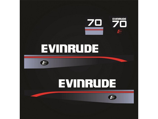 EVINRUDE 70 - Nalepnice za vanbrodski motor