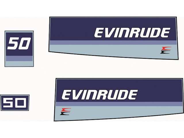 EVINRUDE 50 - Nalepnice za vanbrodski motor