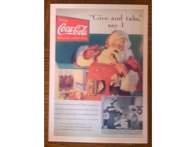Retro razglednica Coca Cola