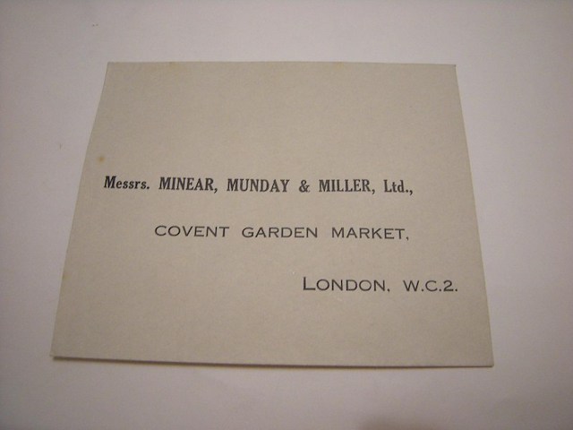Koverta - London, Kraljevina