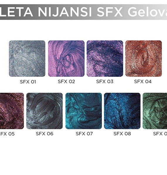 NSP SFX Gelovi u boji (UV/LED)