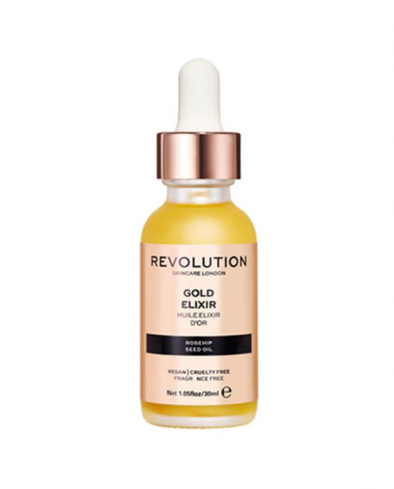 Ulje sa česticama zlata za hidrataciju kože lica, REVOLUTION SKINCARE Gold Elixir 30ml