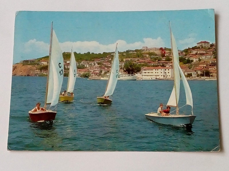 Ohrid - Makedonija - Deca Plove Camcima - 1970.godine