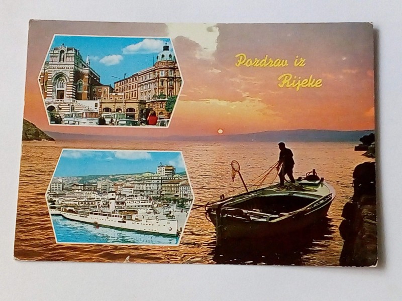 Rijeka - Hrvatska - Putovala 1977.godine - Ribolov -