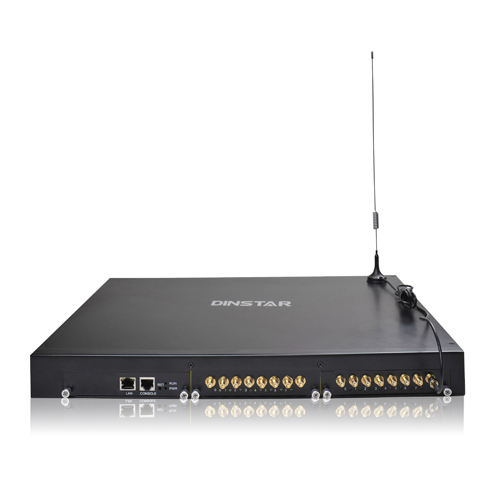 Dinstar UC2000-VF-16G GSM/3G VoIP SIP Gateway, 16 SIM slotova / kanala, SMS server, 2 x LAN Gigabit, G.168 echo cancellation, CNG, VAD, G.711A/U, G.729A/B, Web & Telnet & SIMCloud