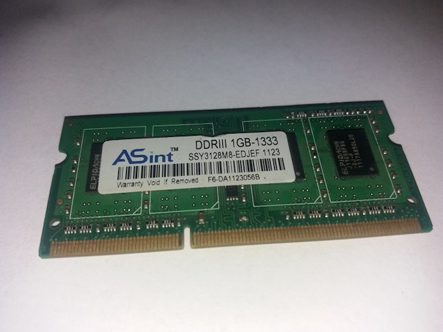 Ram memorija DDR3 Elpida 1GB , 1333MHz