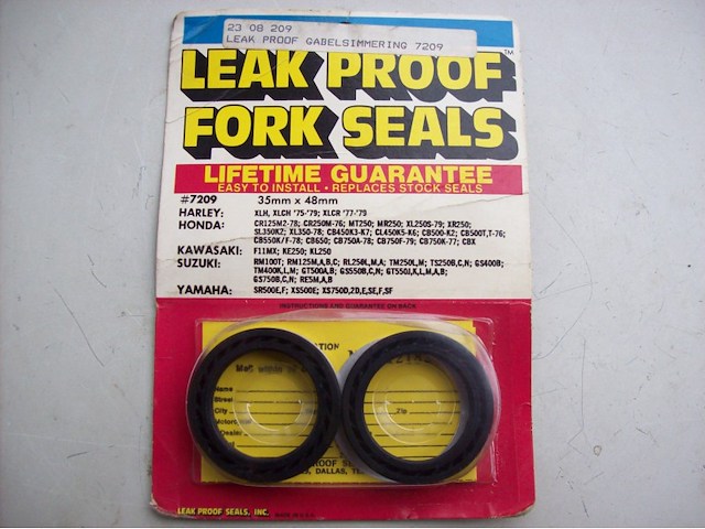 Leak Proof Fork Seals - 7209(35 mm x 48 mm) U.S.A
