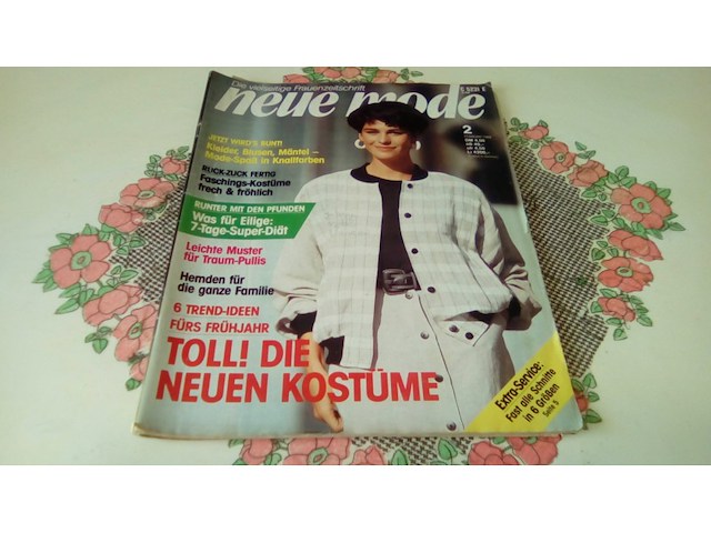 Neue mode  februar 1988.