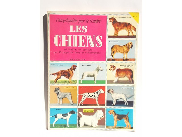 Album Les Chiens (Psi, sa sličicama u tablama)