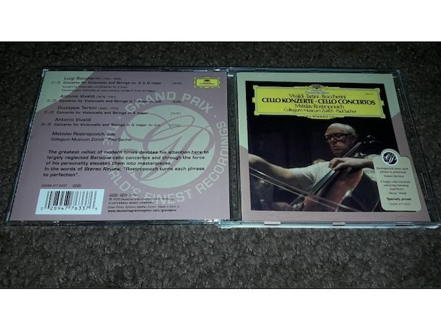 Mstislav Rostropovich - Cello concertos , ORIGINAL